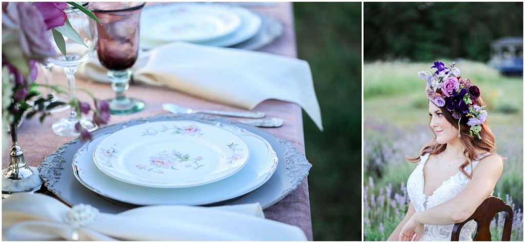 Lavender Styled Shoot at the Lavender Patch in Kansas with Ombre ...
