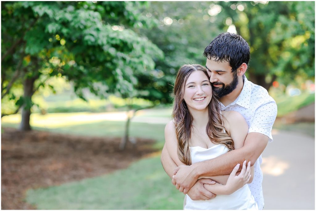 Romantic Summer Engagement at the Overland Park Arboretum | Hailey ...